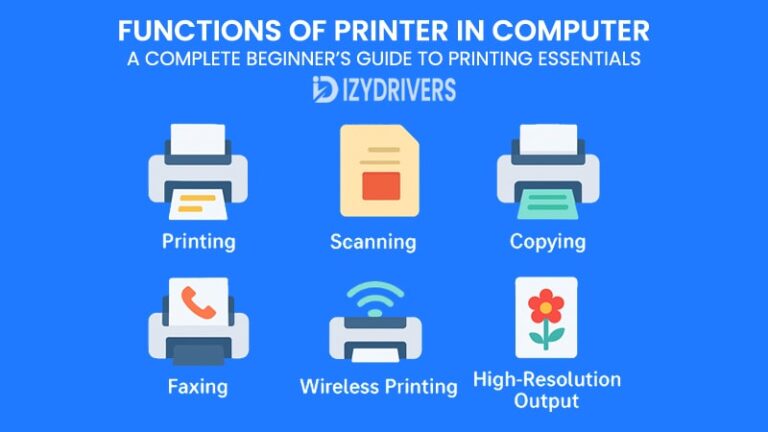 Functions of Printer in Computer: A Complete Beginner’s Guide to ...